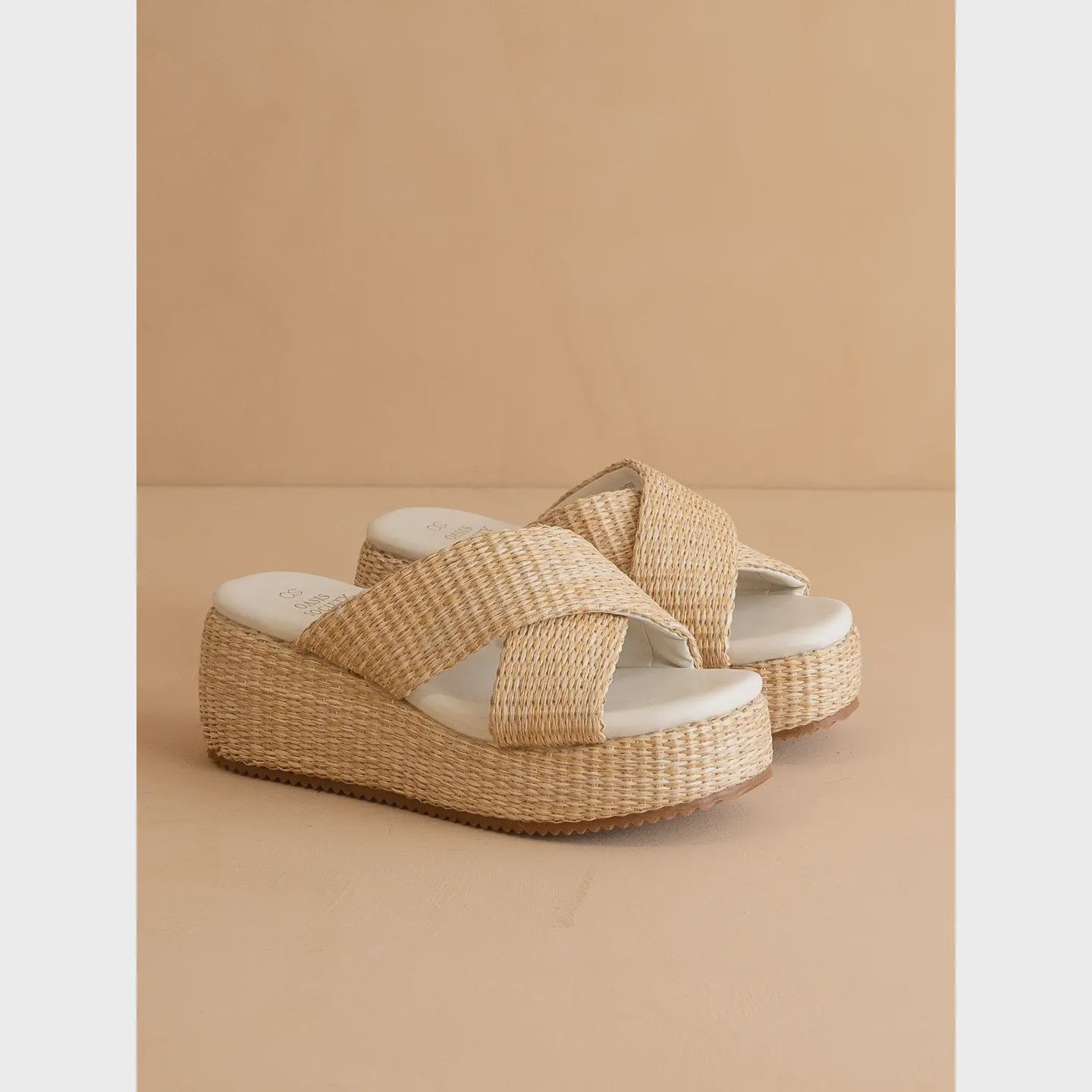 The Fresno Natural Raffia Platform Summer Sandal – Sophie's Boutique ...
